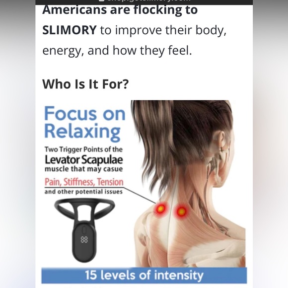 Other | Ultrasonic Posture Corrector Vibration Hunchback Reminder ...